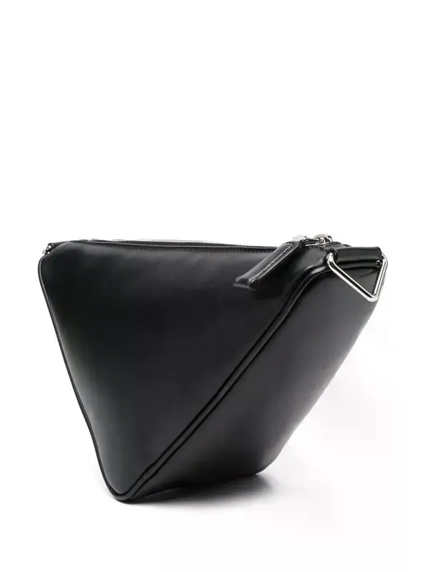 Prada Triangle Logo Plaque Crossbody Bag