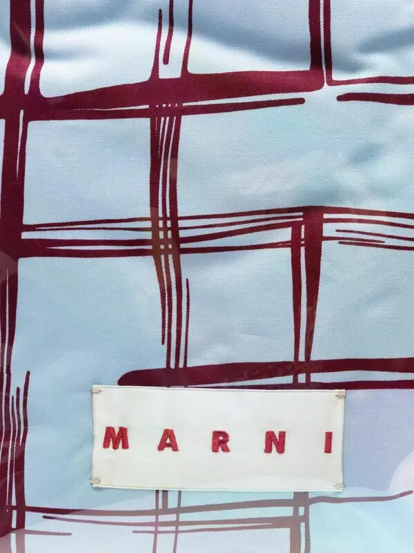 Marni Checked Padded Tote Bag