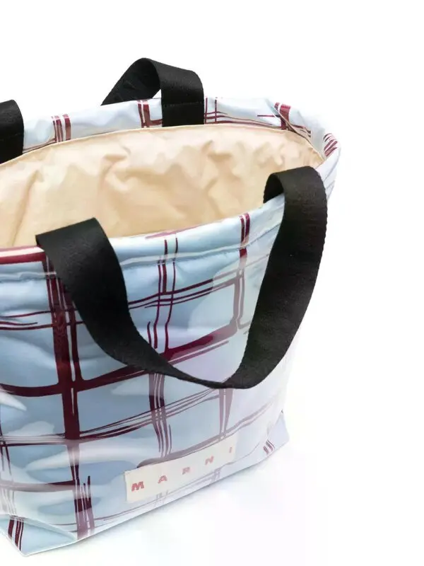 Marni Checked Padded Tote Bag