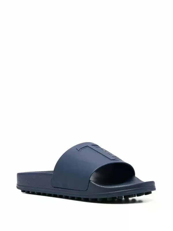 TOD'S Logo-embossed Flat Slides