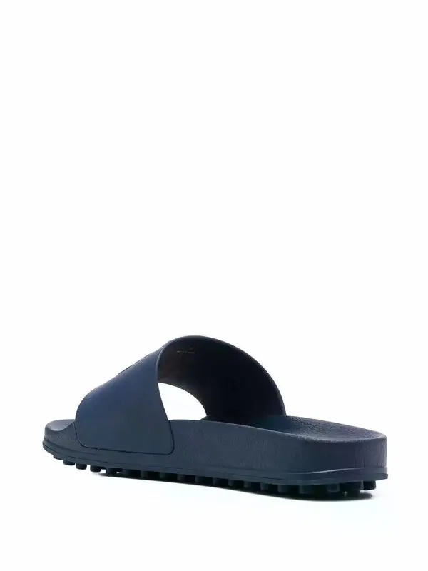 TOD'S Logo-embossed Flat Slides