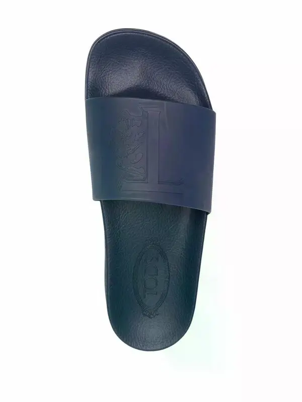 TOD'S Logo-embossed Flat Slides