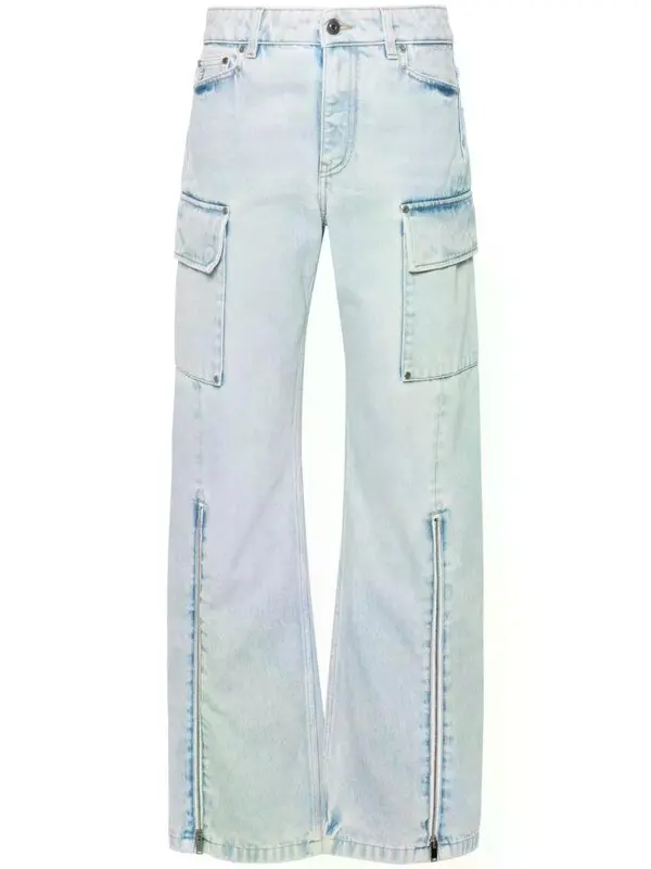 Stella McCartney Mid-rise Wide-leg Cargo Jeans