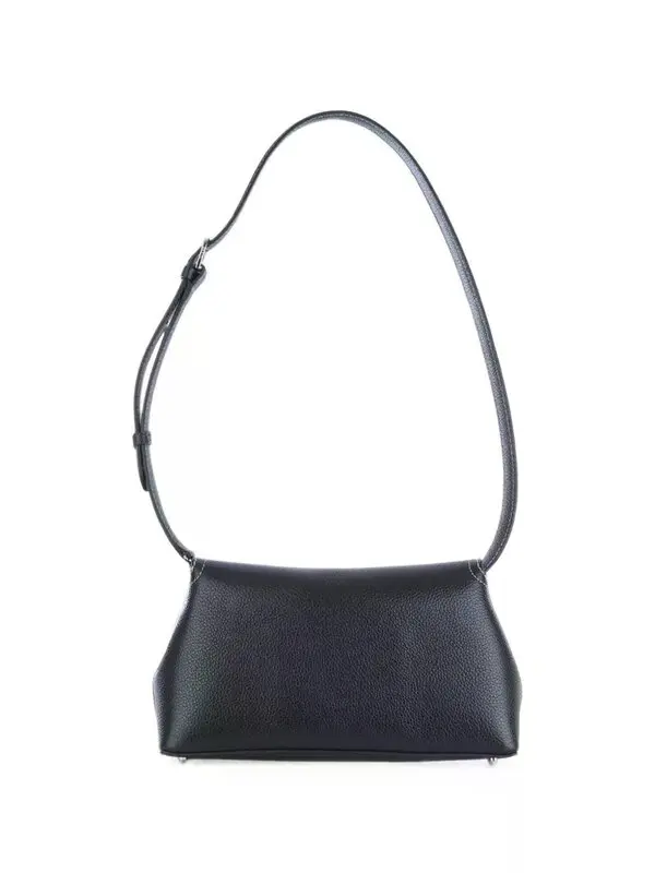 TOTEME T-lock Grained-leather Clutch Bag