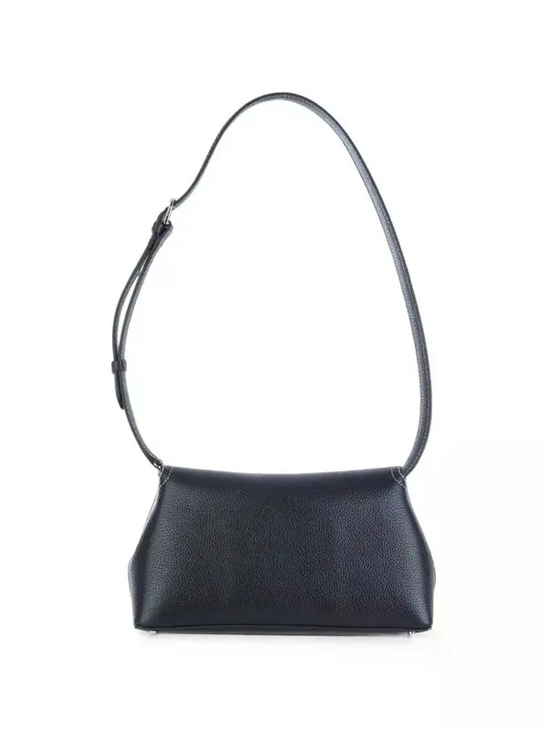 TOTEME T-lock Grained-leather Clutch Bag