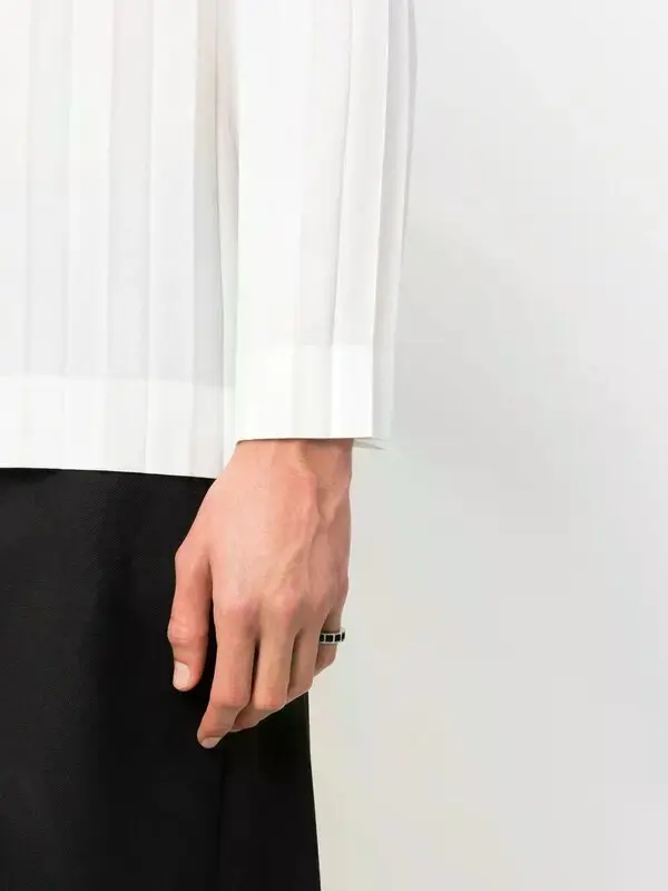 Tom Wood Arch Square Onyx Ring - Silver