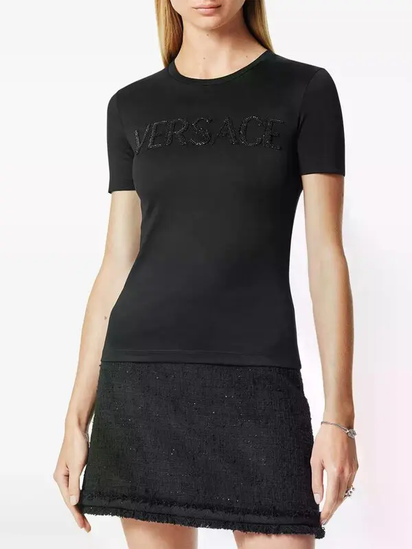Versace Crystal Logo T-shirt