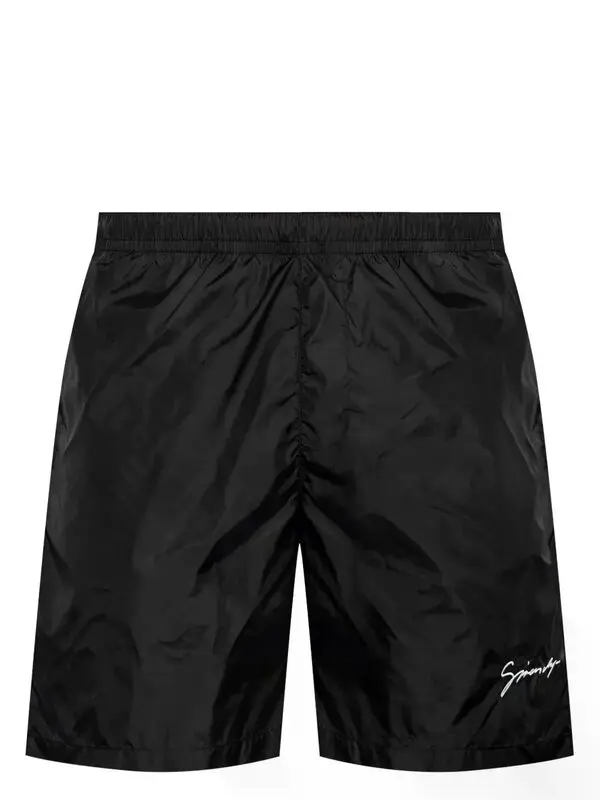 Givenchy Logo-embroidered Swim Shorts - Black