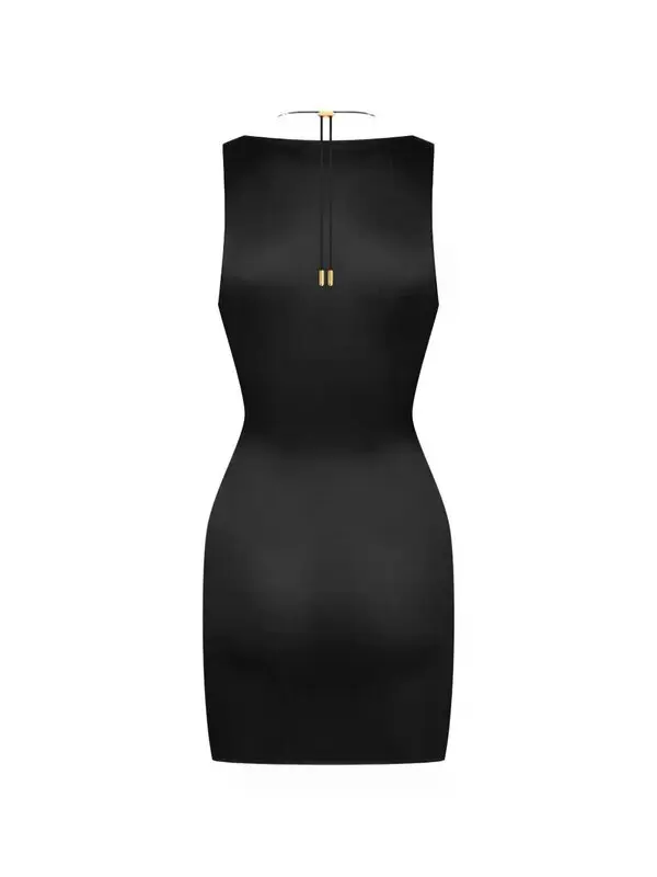 MAISON CLOSE Halterneck Mini Dress