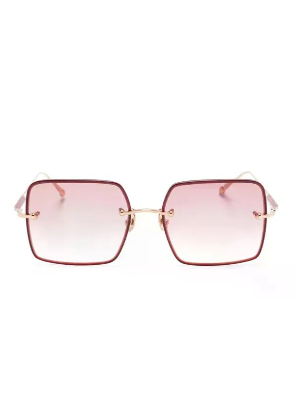 Matsuda Square-frame Sunglasses - Gold