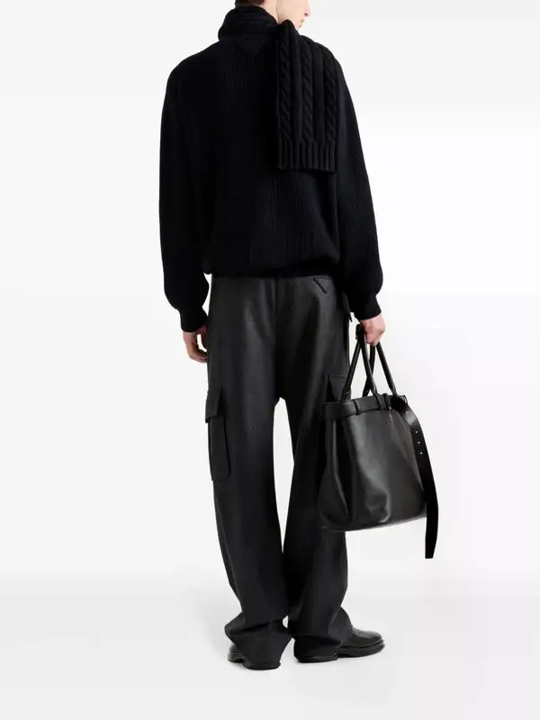 Prada Wool Cargo Trousers