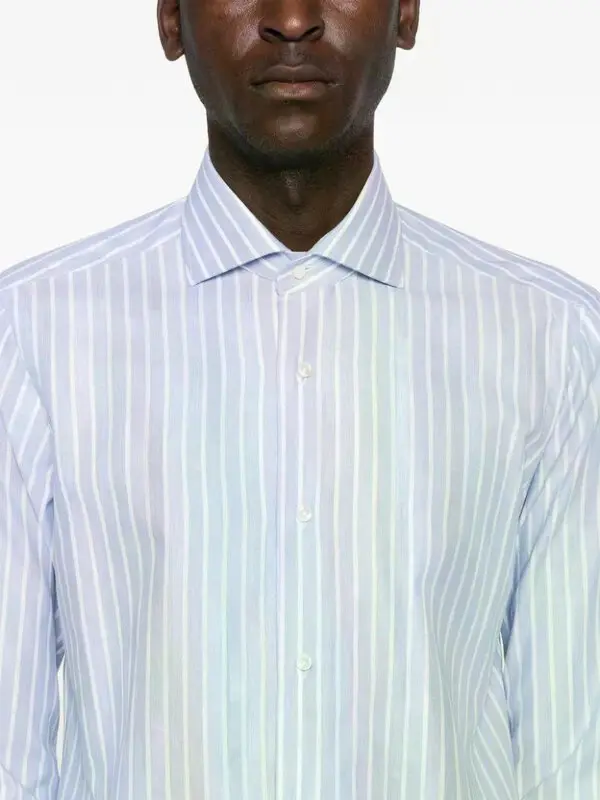 BARBA NAPOLI Striped Shirt