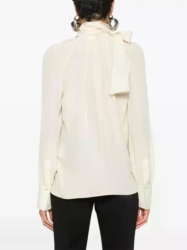 Givenchy 4g Silk Crepe Blouse