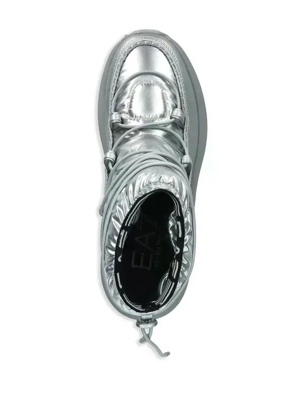 EA7 Quilted High-shine Boots
