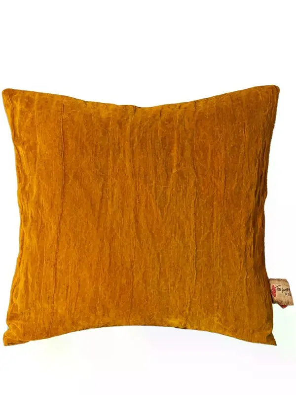 THE HOUSE OF LYRIA Lonicera Velvet Cushion - Yellow