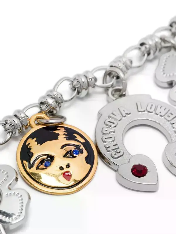 CHOPOVA LOWENA Tone Charm Detail Bracelet
