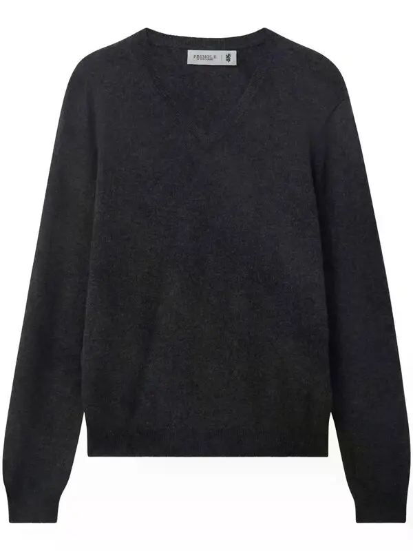 Pringle Of Scotland Cashmere V-neck Jumper - Grey