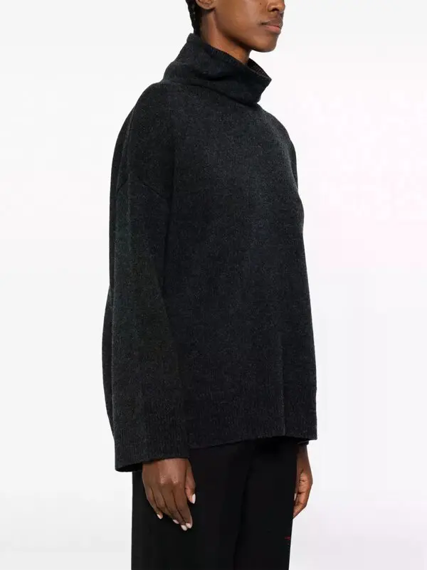 Aspesi Cashmere Roll Neck Jumper - Grey