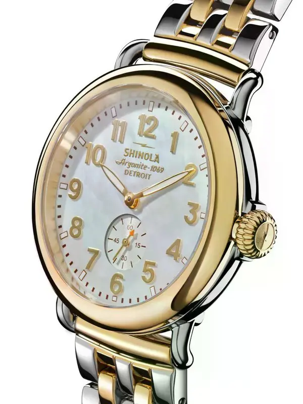 Shinola The Runwell 41mm Watch With Two-tone Bracelet
