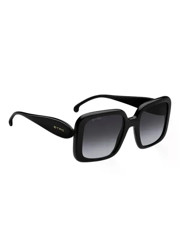 Etro Paisley Square Frame Sunglasses