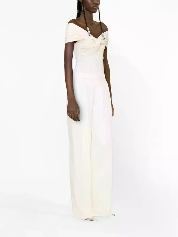 Wardrobe.NYC Low-rise Pleated Wide-leg Trousers
