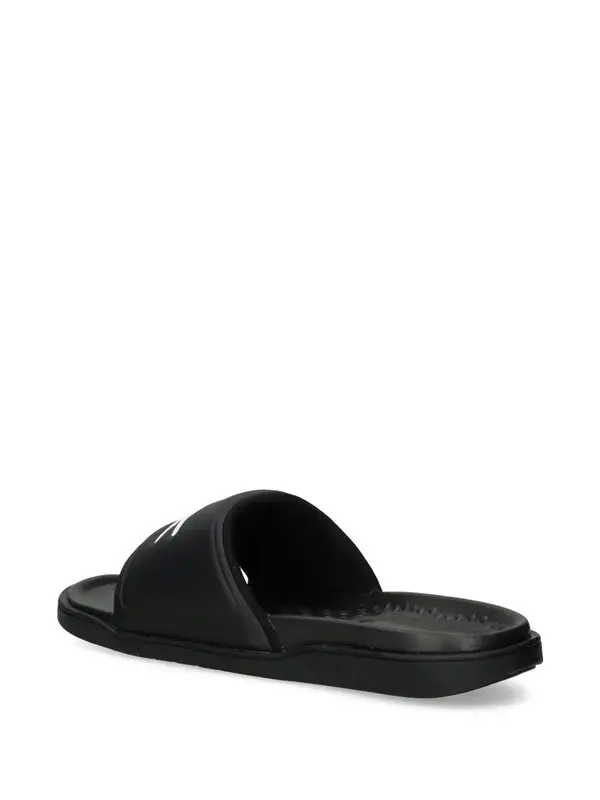Lacoste Logo Print Sliders