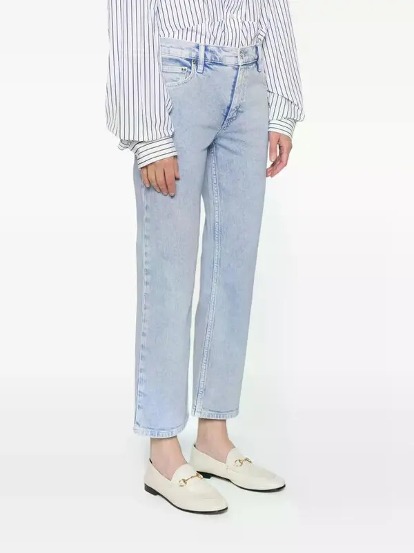 Tory Burch Mid-rise Cropped Jeans