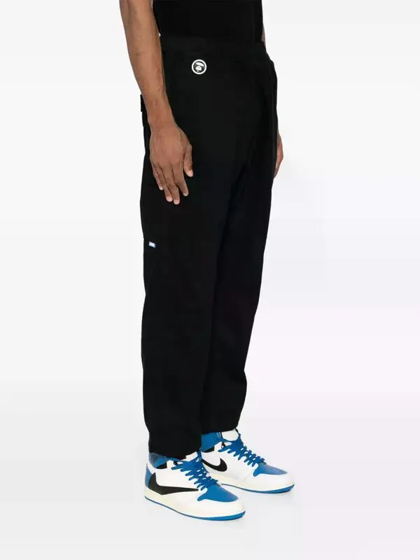AAPE BY *A BATHING APE Moonface Logo Straight-leg Trousers