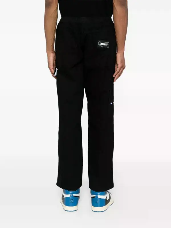 AAPE BY *A BATHING APE Moonface Logo Straight-leg Trousers