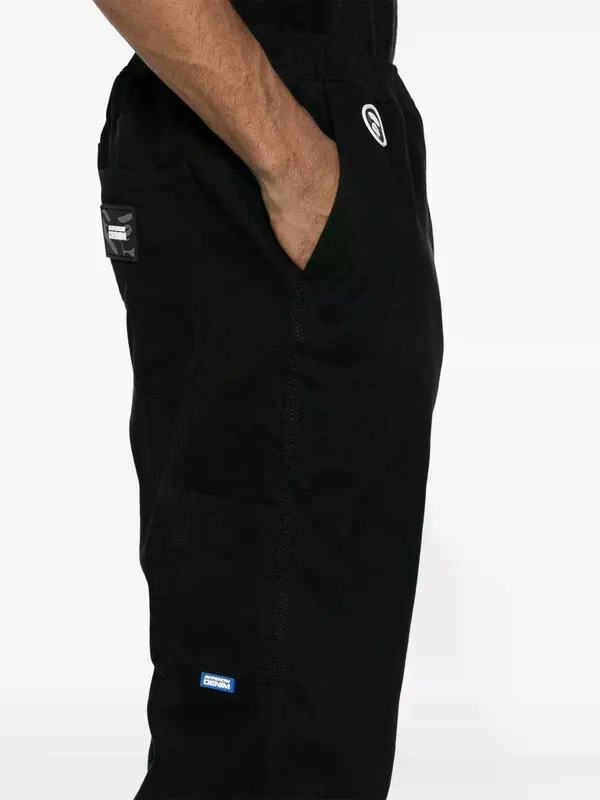 AAPE BY *A BATHING APE Moonface Logo Straight-leg Trousers
