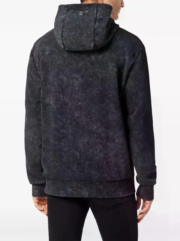 Philipp Plein Logo-embellished Hoodie - Black