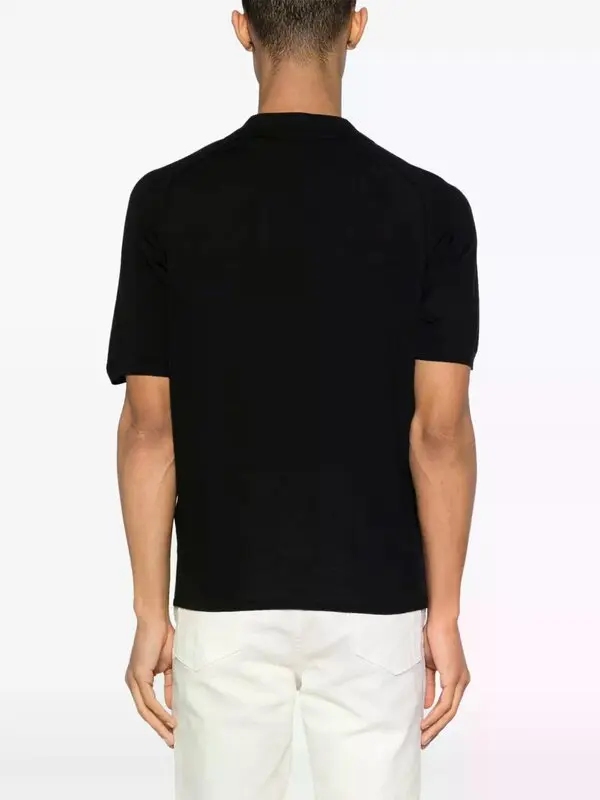 Paul & Shark Buttoned Virgin-wool Polo Shirt