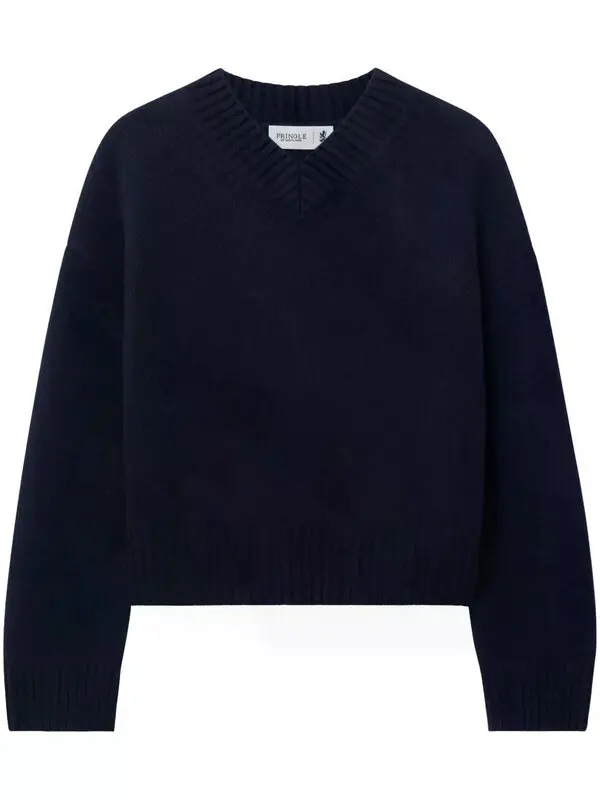 Pringle Of Scotland Cashmere V-neck Jumper - Blue