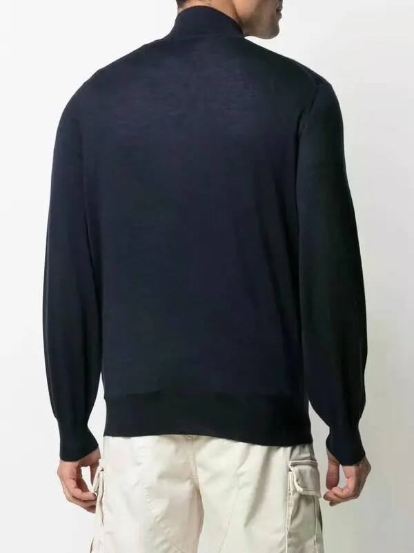 Brunello Cucinelli Half-zip Jumper - Blue