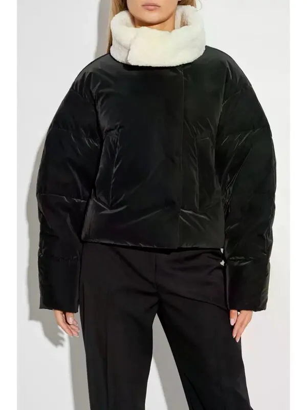 IRO PARIS Sorena Down-filled Jacket With Contrasting Collar