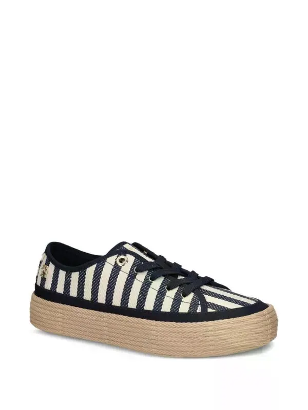 Tommy Hilfiger Striped Platform Lace-up Sneakers