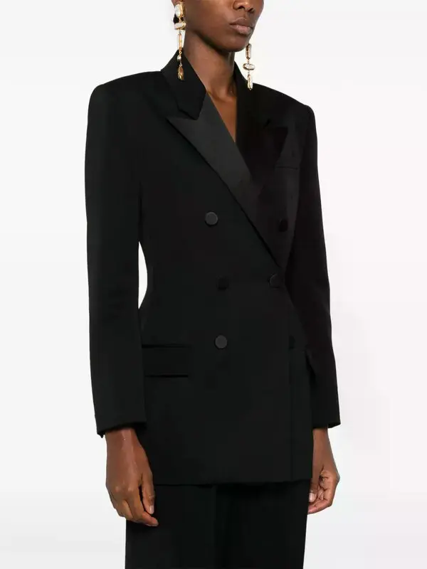 Saint Laurent Wool Double-breasted Blazer