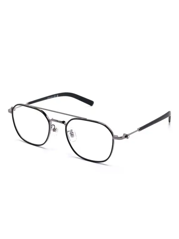 Montblanc Pilot Frame Eyeglasses - Black