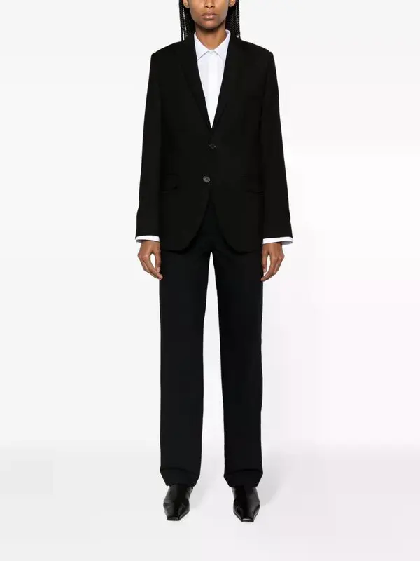 BETTTER Better Straight-leg Wool Trousers With Cut-out Detailing