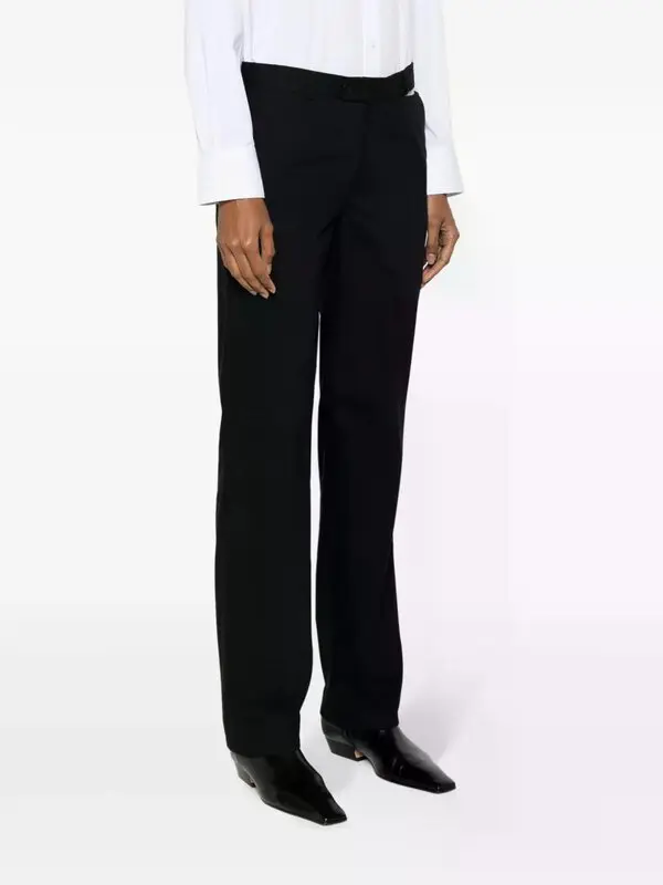 BETTTER Better Straight-leg Wool Trousers With Cut-out Detailing