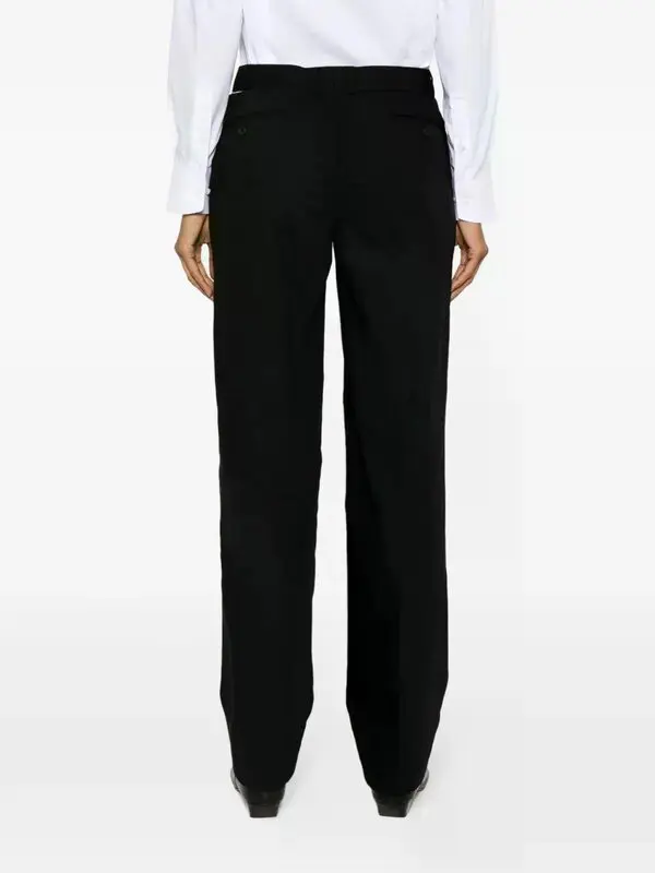 BETTTER Better Straight-leg Wool Trousers With Cut-out Detailing