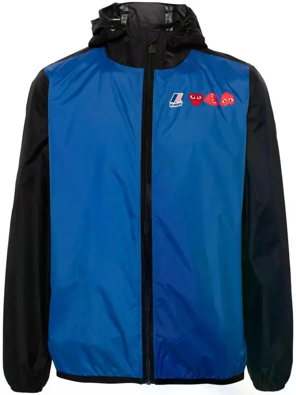 Play Comme Des Garcon X K-way Claude Hooded Jacket