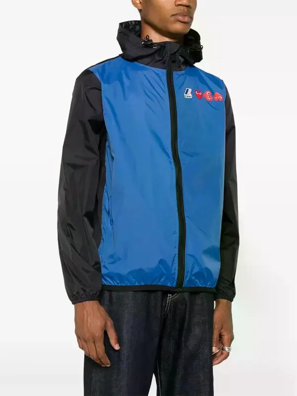 Play Comme Des Garcon X K-way Claude Hooded Jacket