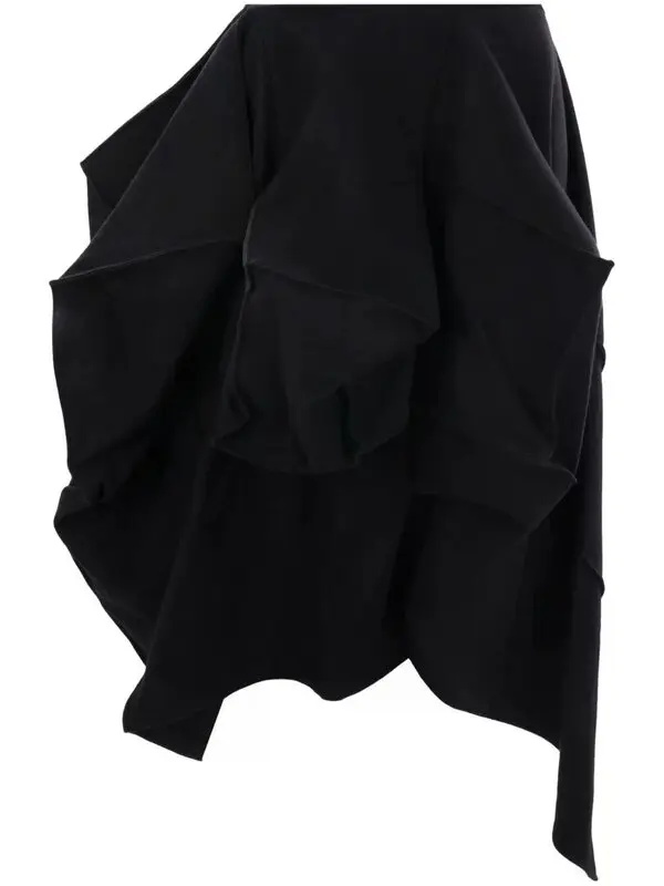 Yohji Yamamoto Asymmetric Design Wool Skirt