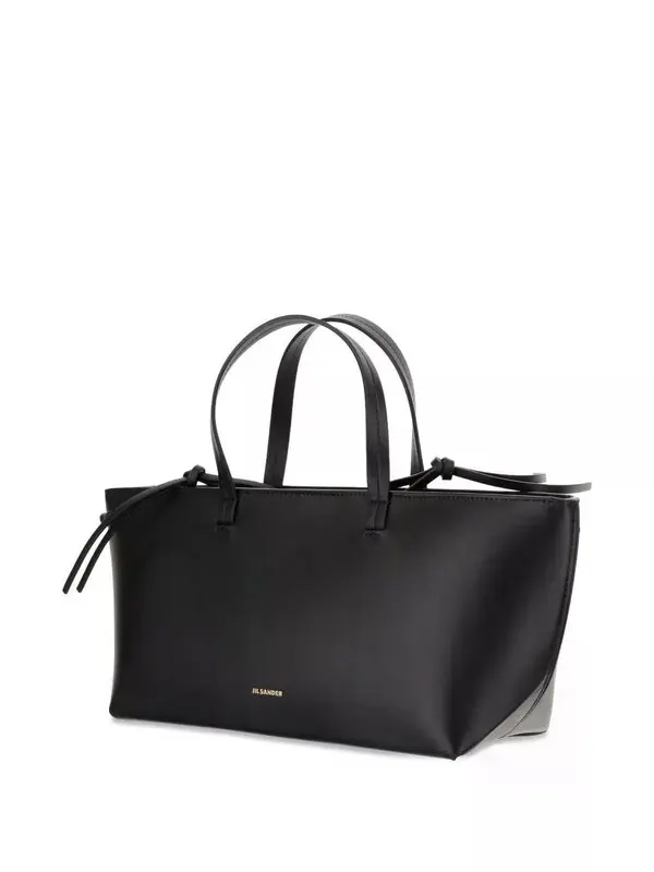 JIL SANDER Small Bateau Tote Bag - Black