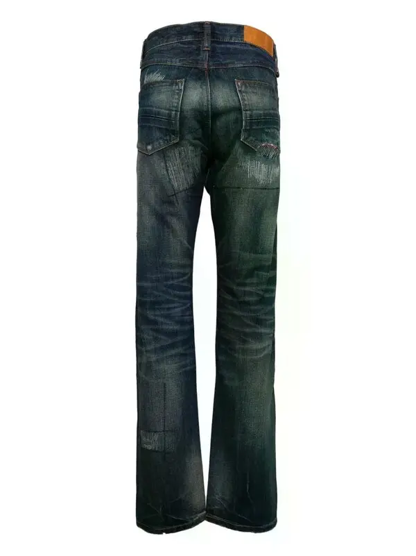 PRIVATE STOCK LABS Whiskering Effect Jeans