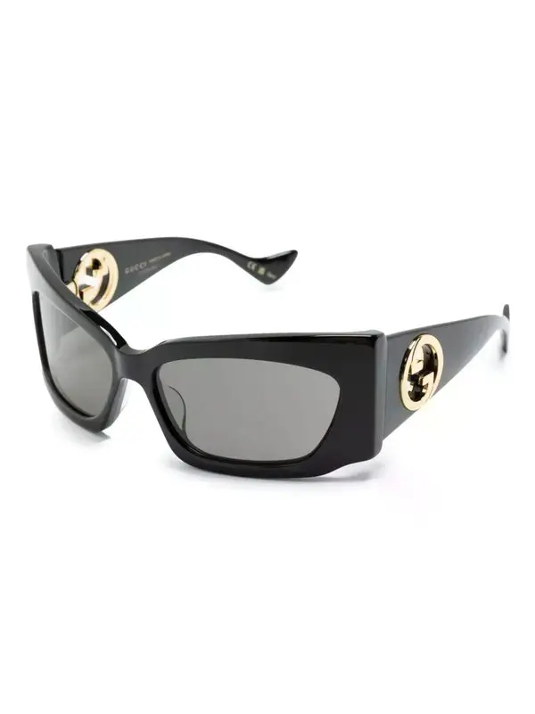 Gucci Square-frame Sunglasses - Black