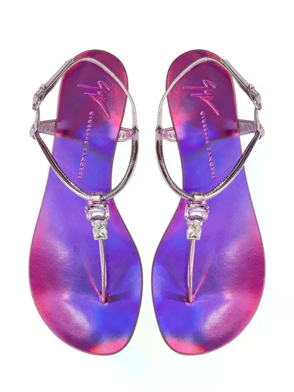 GIUSEPPE ZANOTTI Alphonsine Thong Sandals - Pink