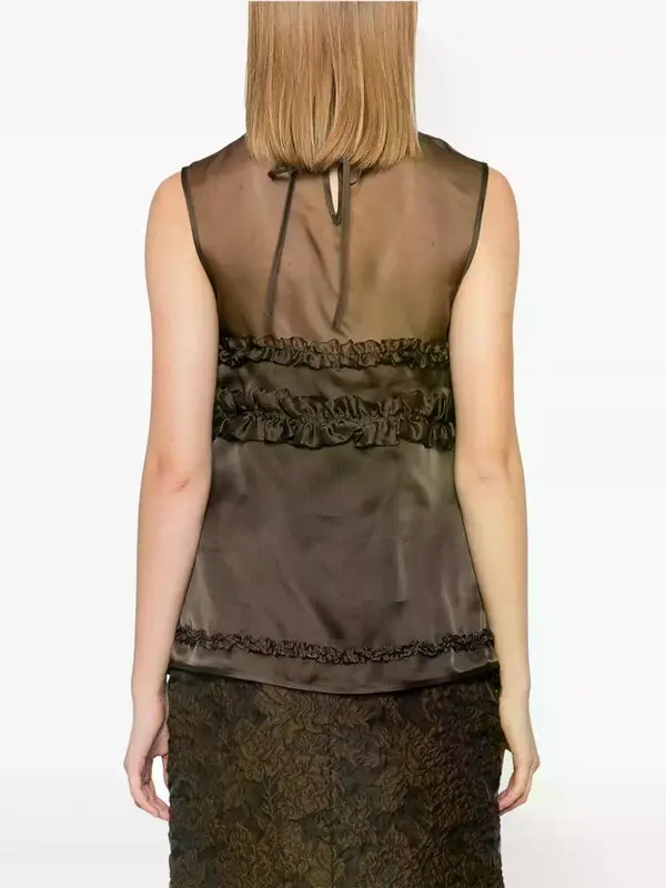 Cecilie Bahnsen Orietta Silk Organza Blouse