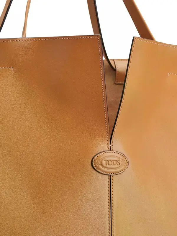 TOD'S Medium Leather Tote Bag - Brown